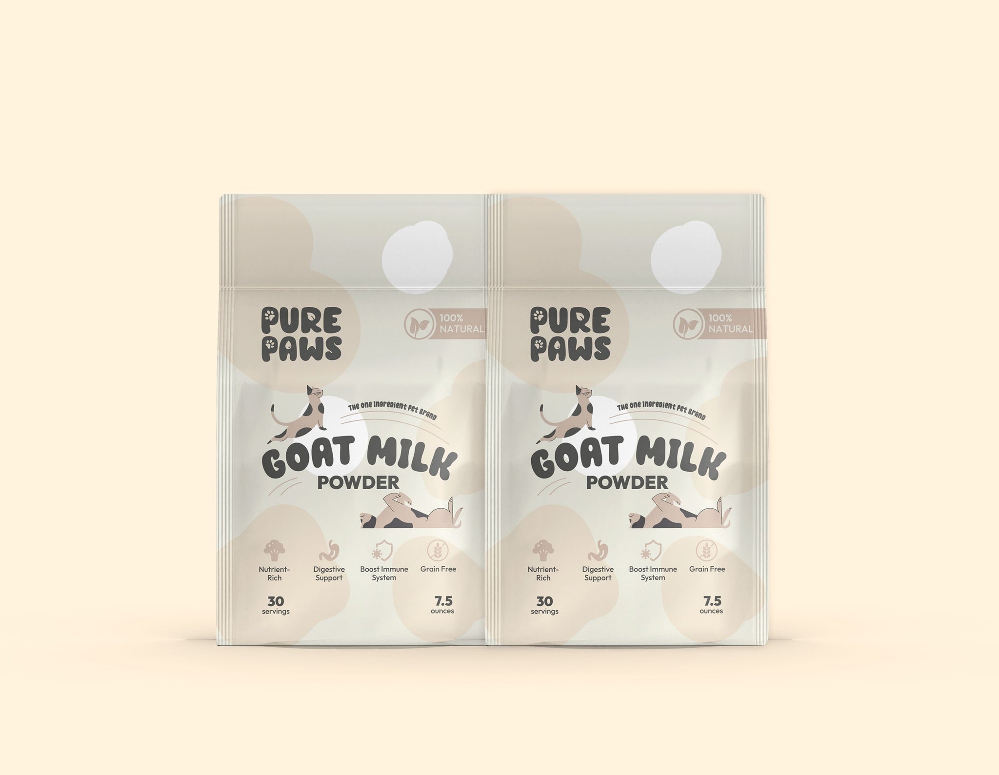 Goat Milk Powder for Dogs, Puppies, Cats and Kittens | Pure Paws